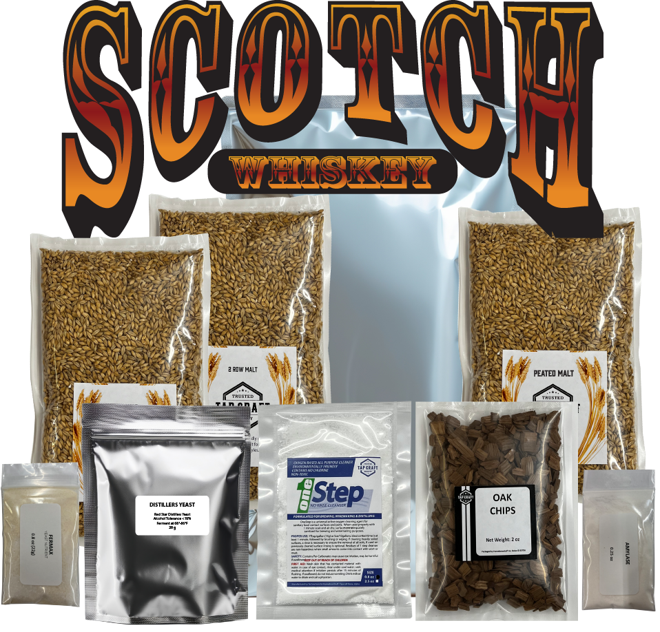 Complete Scotch Whiskey Light Peat Mash and Fermentation Kit – Home ...