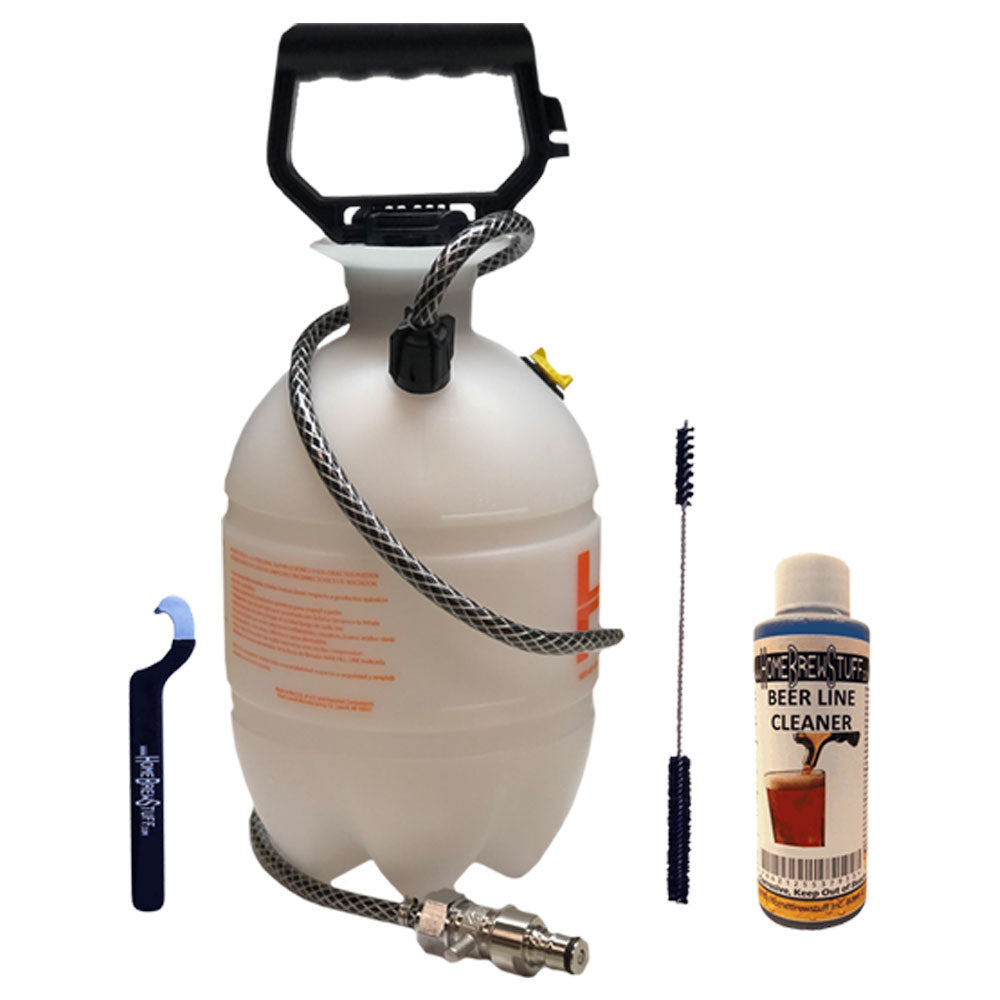 One Gallon Hand Pump Beer Line Cleaning Kit With Beer Line Cleaner ...